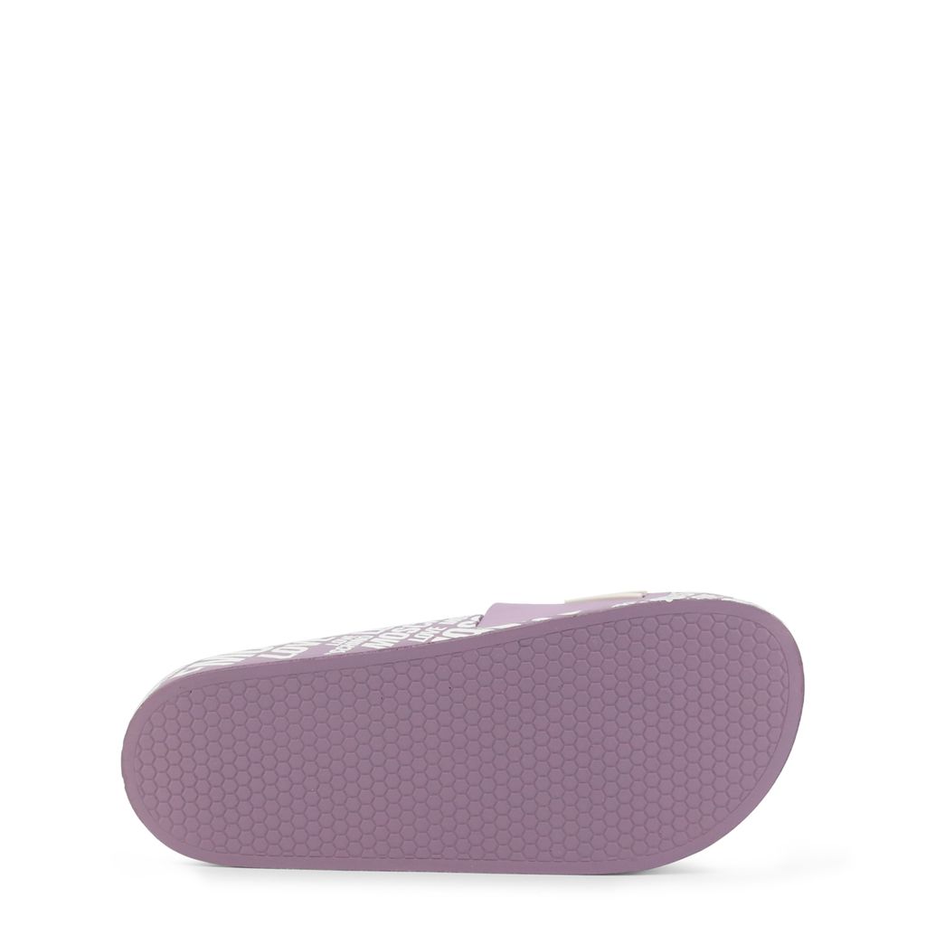 MOSCHINO Pretty Purple Slide Sandals – TheAffluentStore